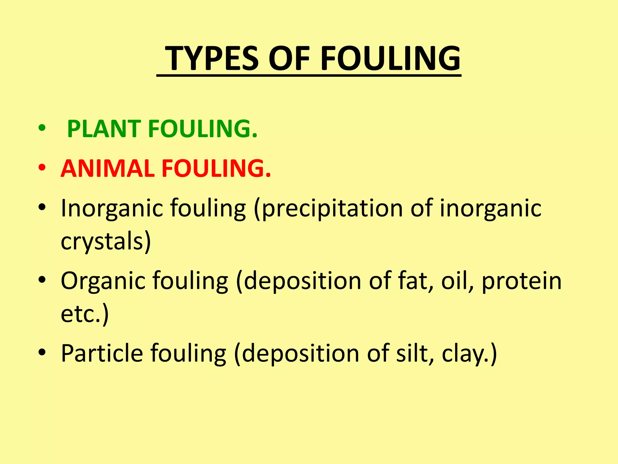 Fouling organisms | PPTX