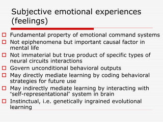 Affective Neuroscience with Jaak Panksepp | PPT