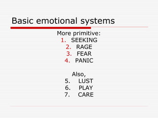 Affective Neuroscience with Jaak Panksepp | PPT