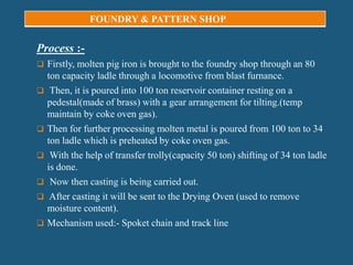 Vocational training Foundary shop in. BSP | PPTX