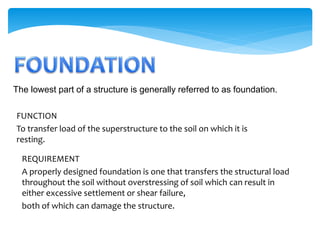 Foundation | PPTX | Civil Engineering Industry | Industries