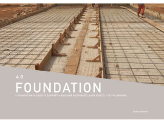 Building Construction - Foundation | PPTX