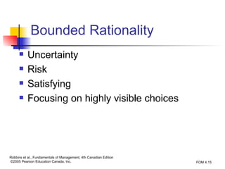 foundation of decision making | PPT