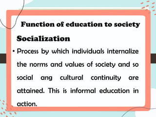 FOUNDATION-OF-EDUCATION-2.pptx | Education