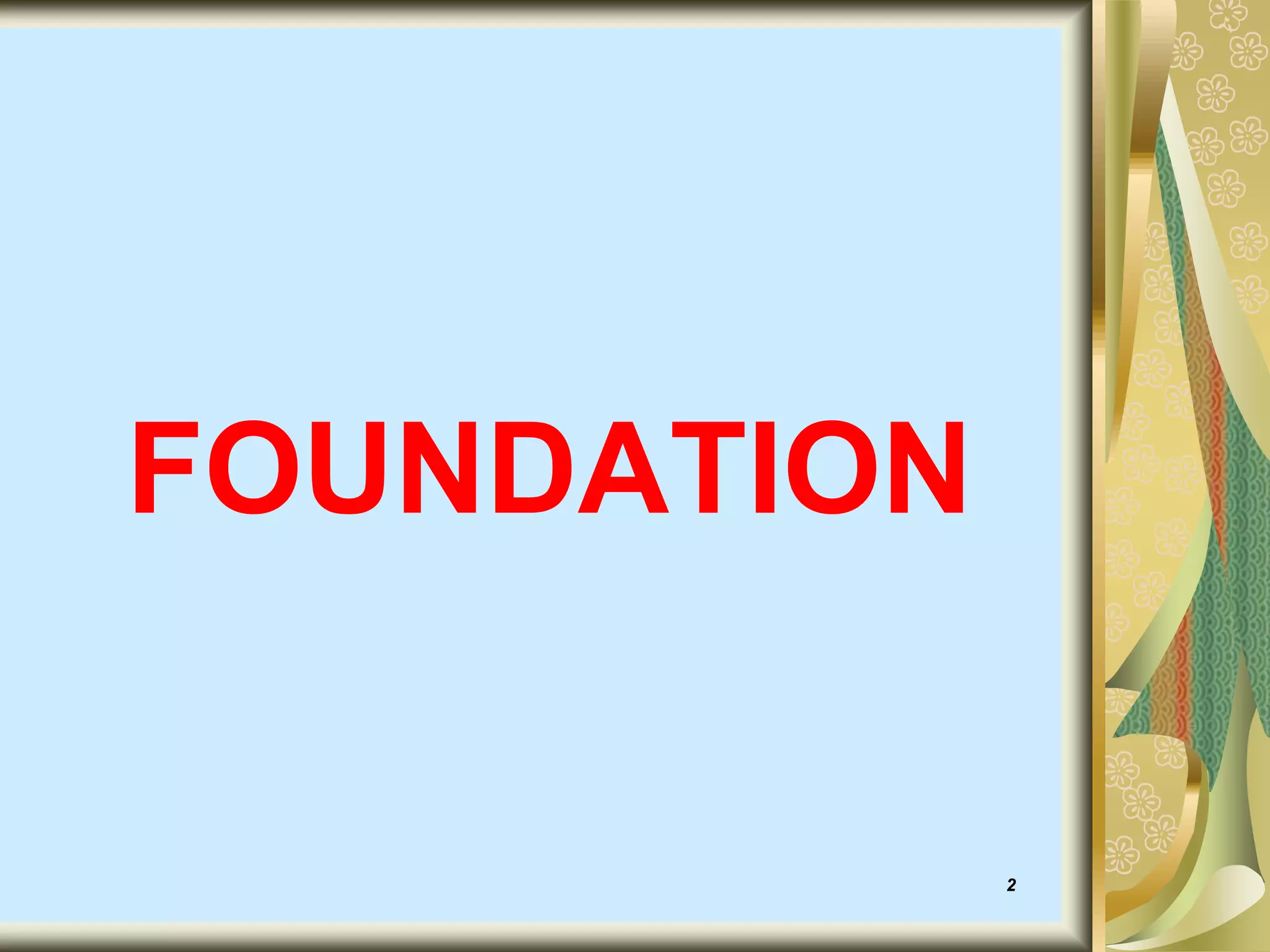 Foundation ppt | PPT | Civil Engineering Industry | Industries