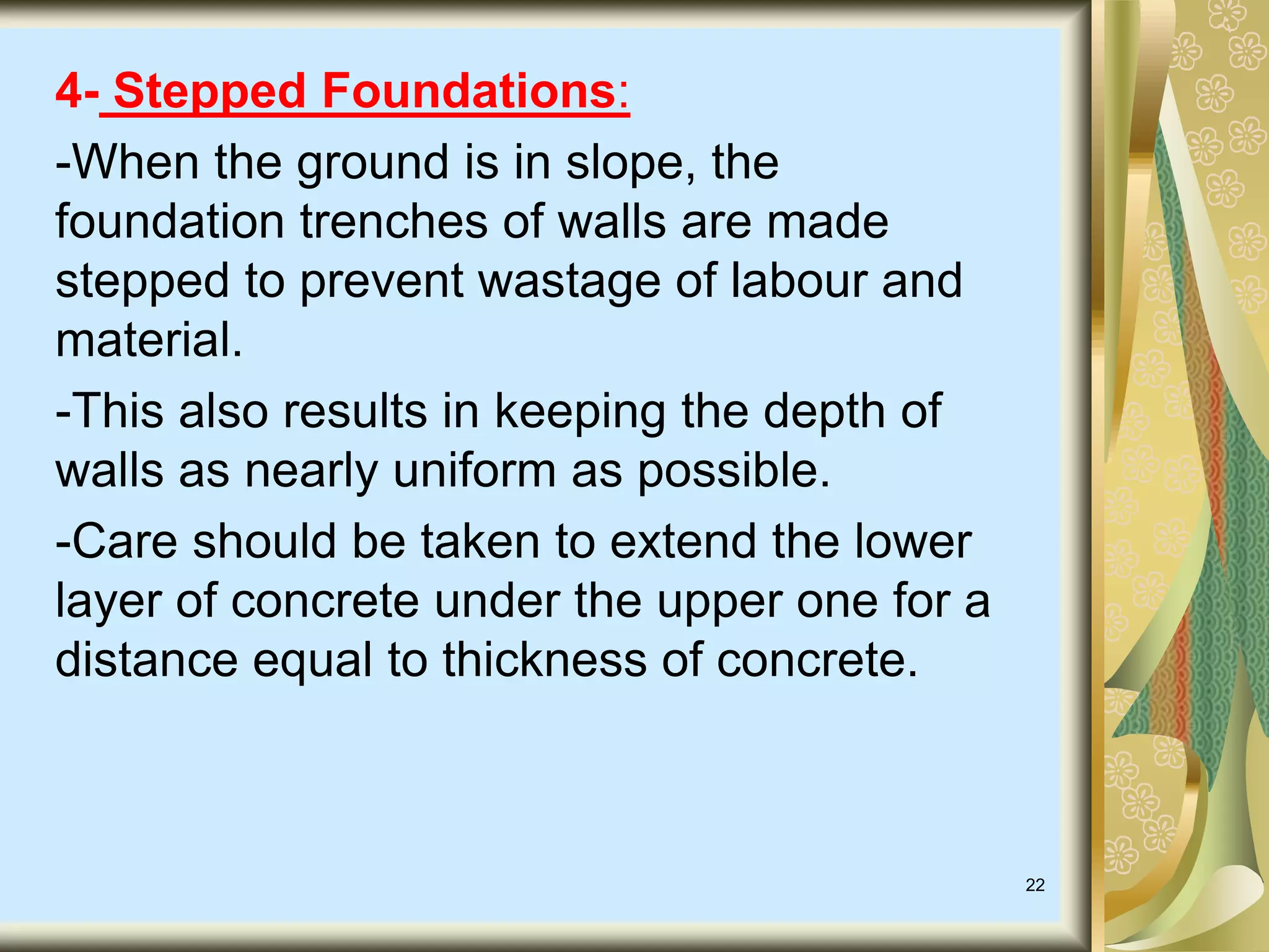 Foundation ppt | PPT