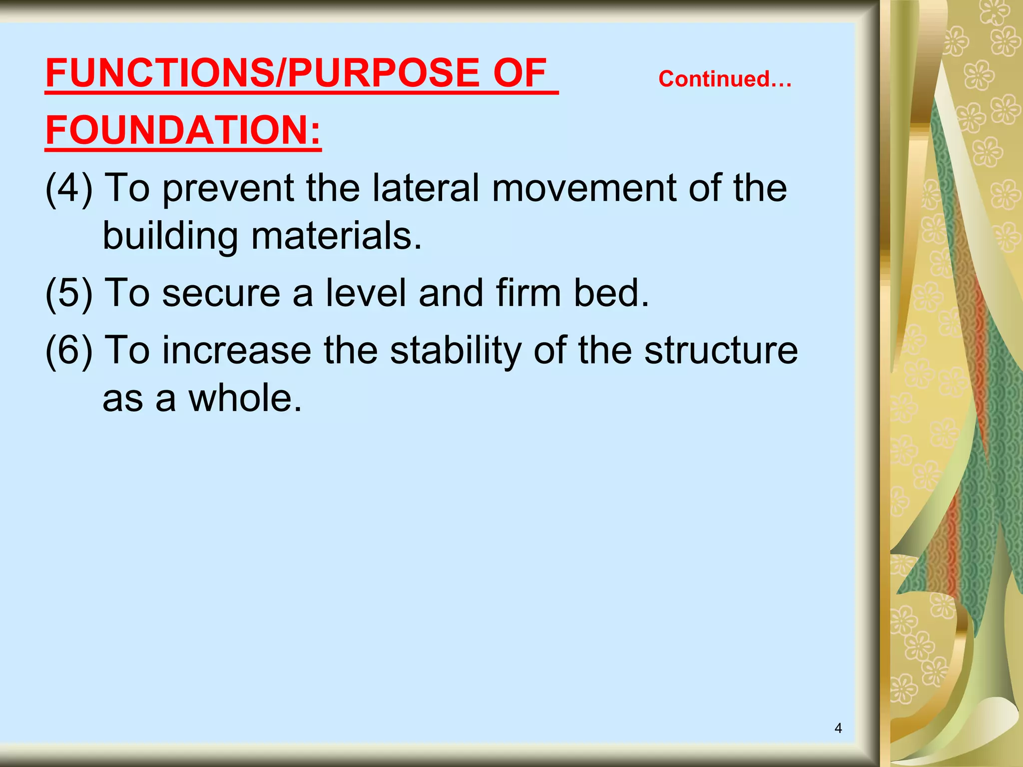 Foundation ppt | PPT | Civil Engineering Industry | Industries