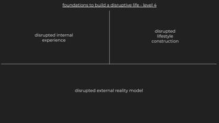 foundational levels of building a disruptive life.pdf