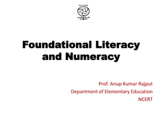 Foundational literacy and numeracy | PDF