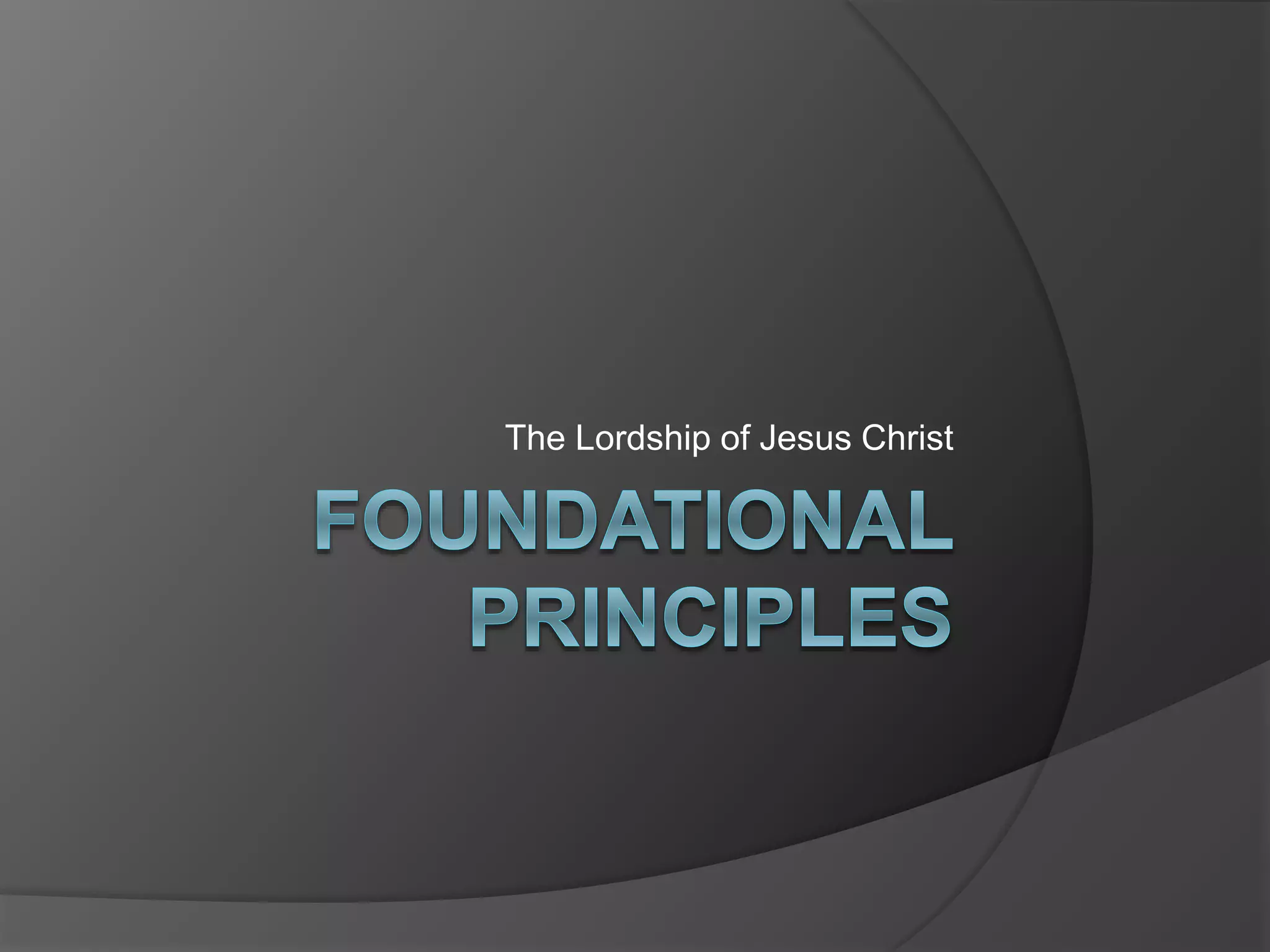 Jesus is Lord | PPTX