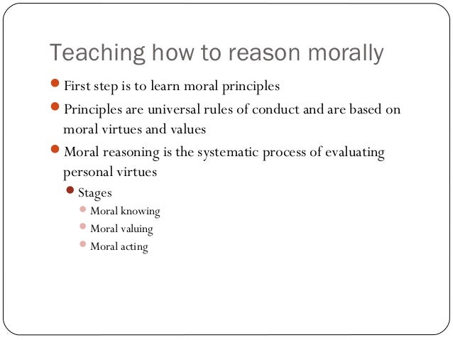 Foundational principles of morality