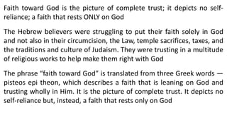 Foundational Teaching 2 - Faith Towards God.pptx