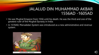 Foundation and consolidation of the Mughal empire.pptx