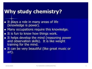 Foundation and fundamentals of chemistry ppt | PPTX