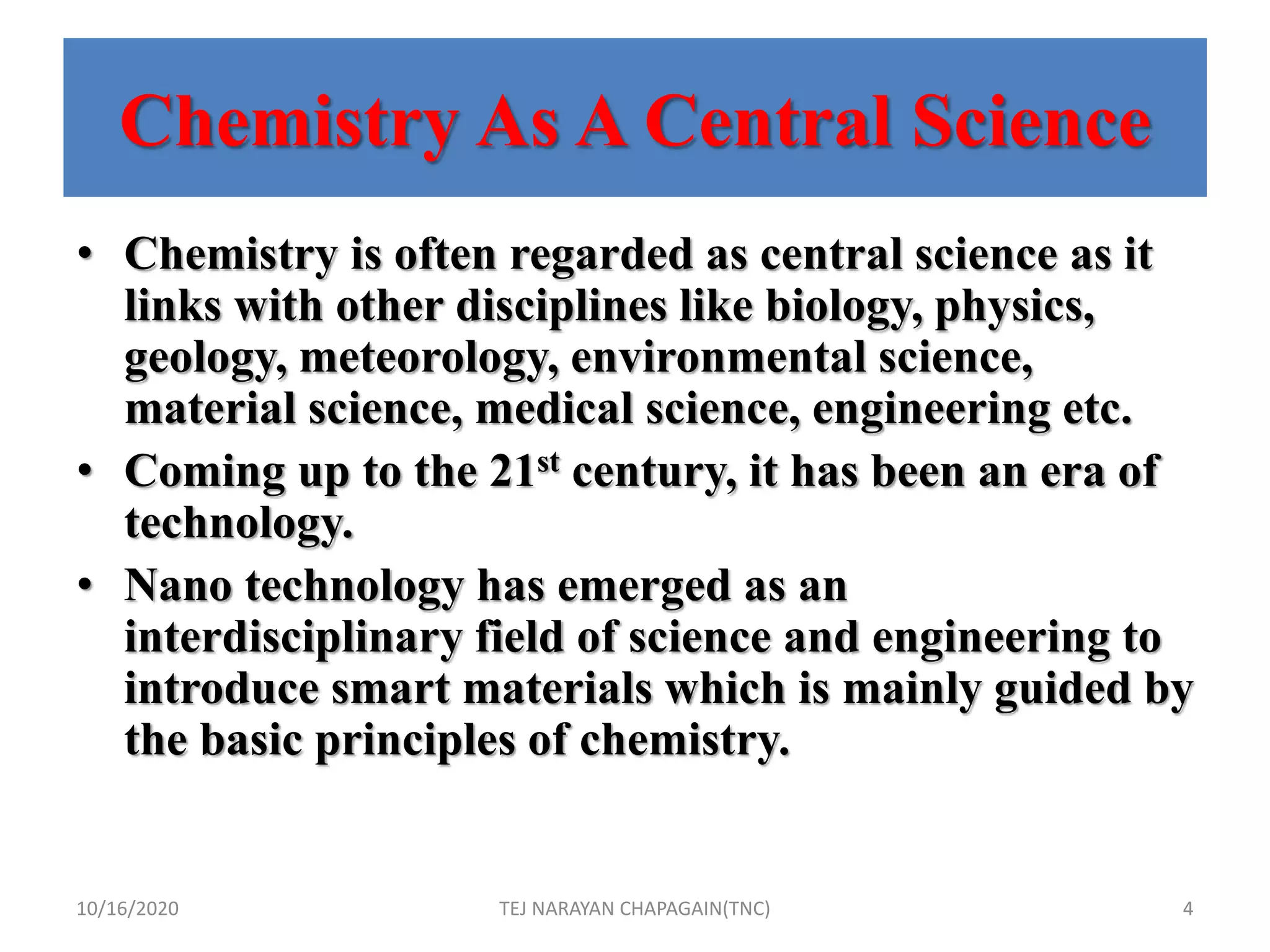 Foundation and fundamentals of chemistry ppt | PPTX
