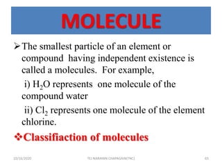 Foundation and fundamentals of chemistry ppt | PPTX
