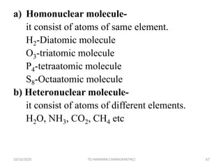 Foundation and fundamentals of chemistry ppt | PPTX