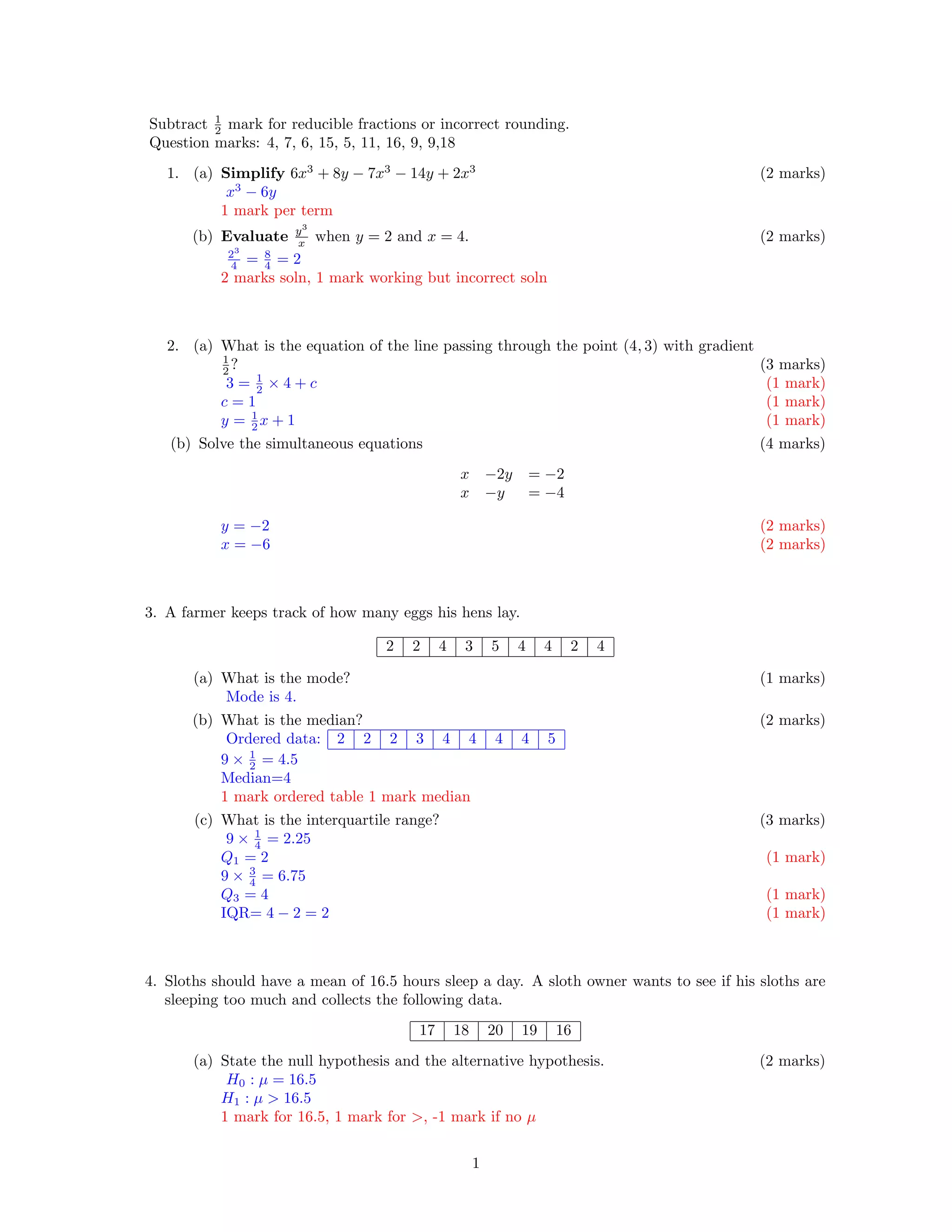 Foundation c2 exam june 2013 resit 2 sols | PDF
