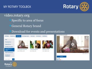 Rotary Foundation communication tools | PPTX