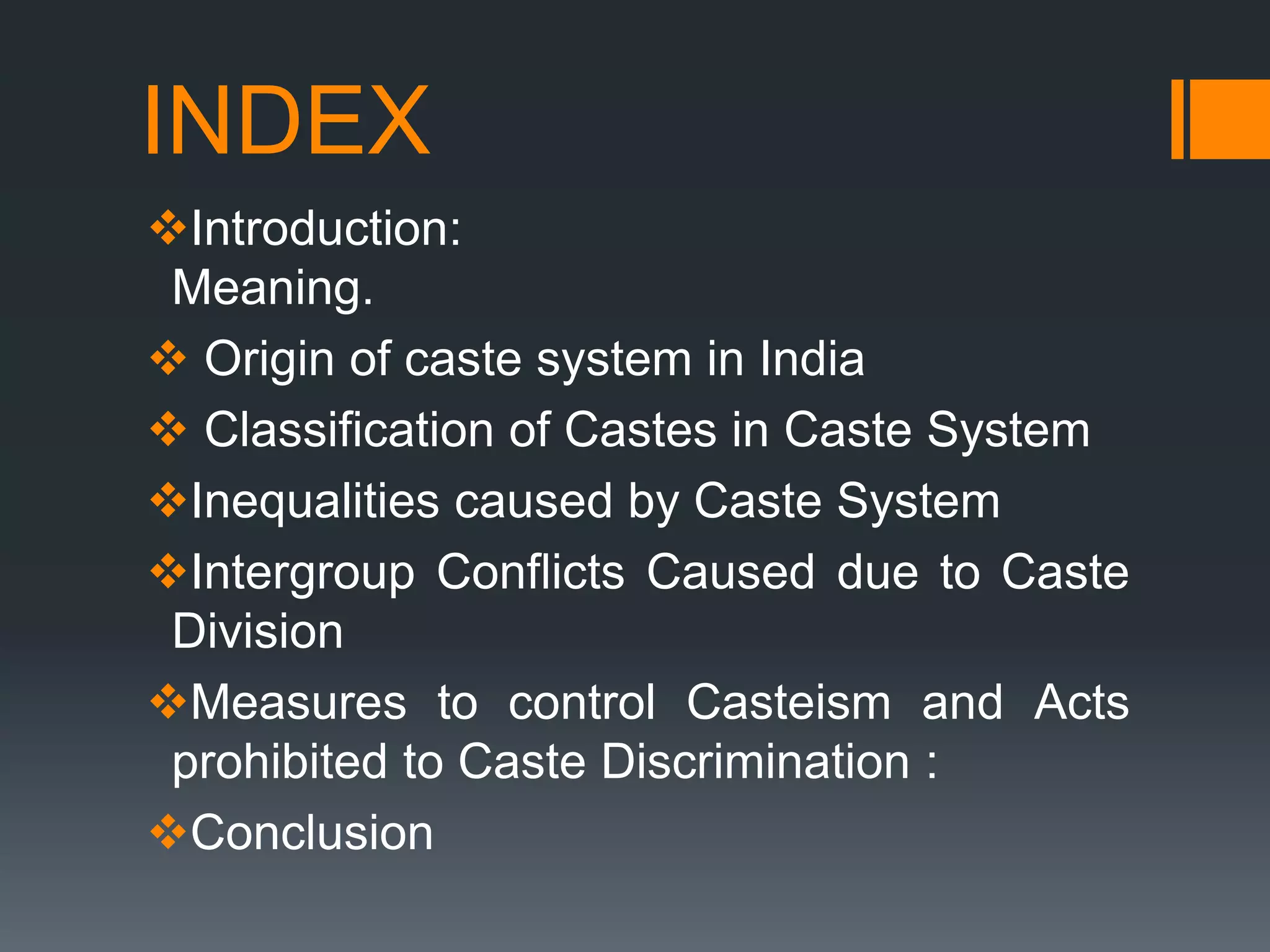 inequalities due to caste system | PPTX