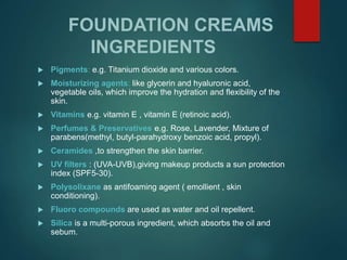 Foundation cream neha | PPT