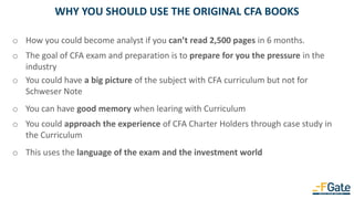 Foundation Day - CFA Level 1 | PPT