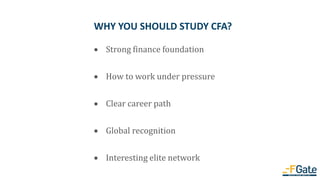 Foundation Day - CFA Level 1 | PPT