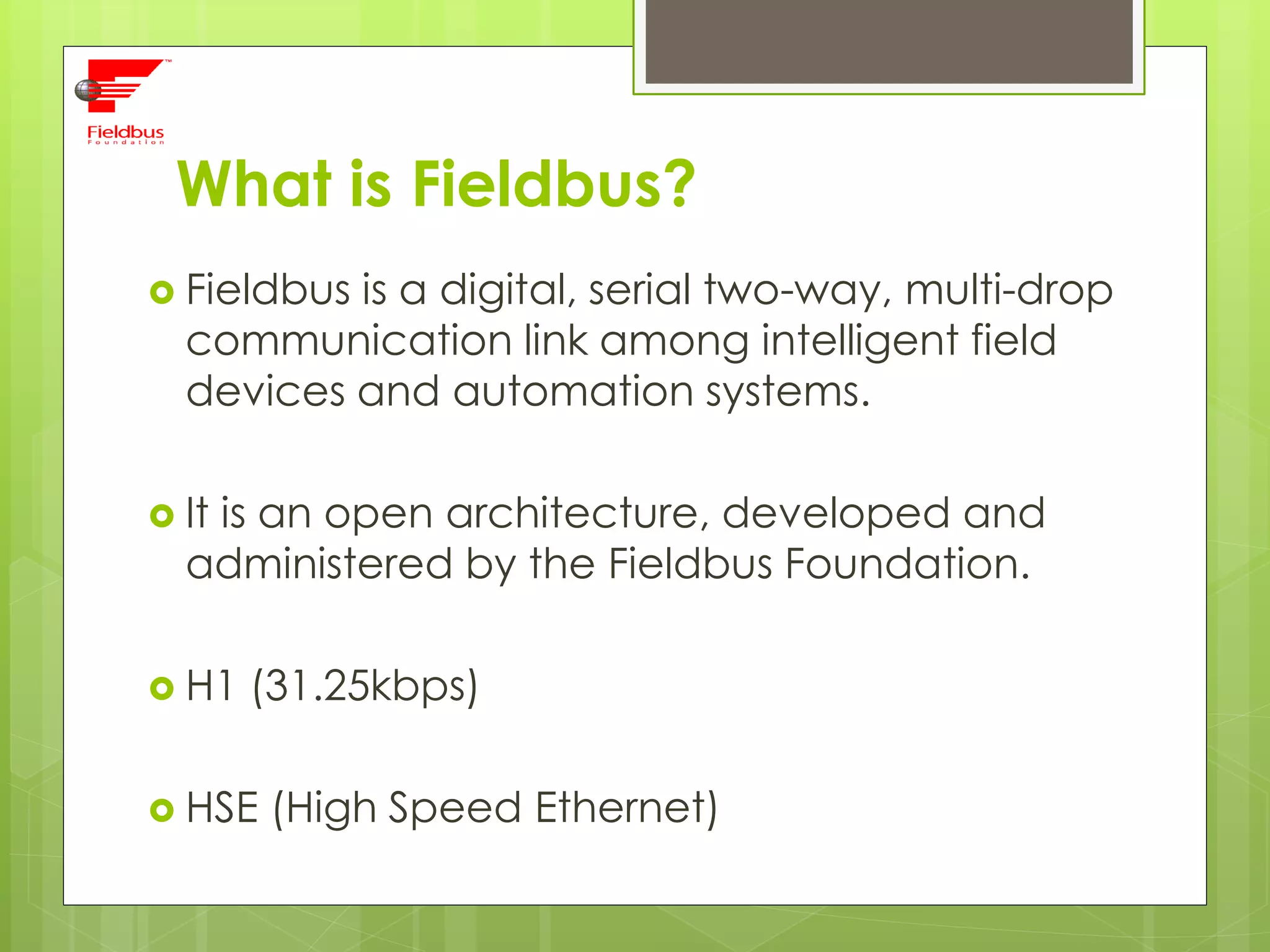 Foundation Fieldbus | PDF