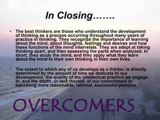 Foundation for critical thinking | PPT