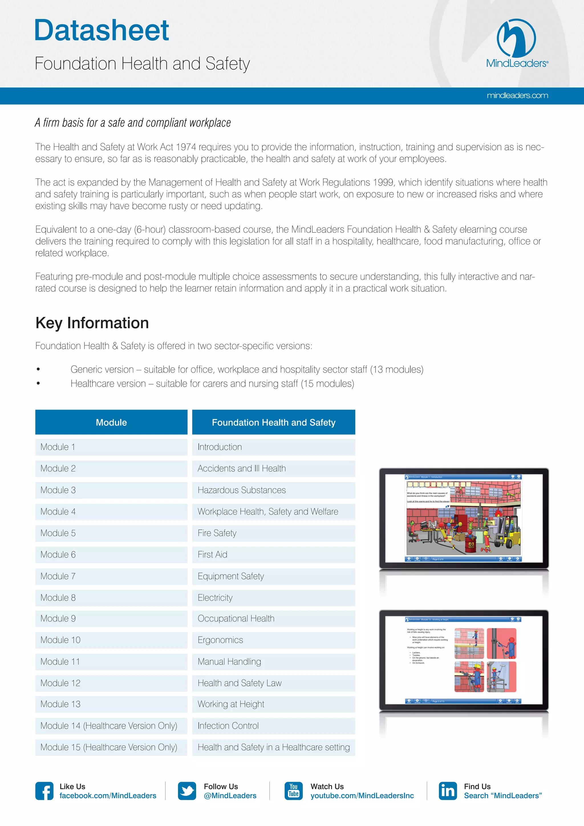 Foundation Health & Safety | PDF