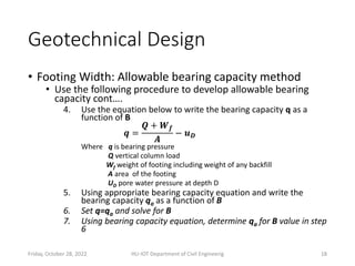 Foundation_HU_Lec_5 Design of Shallow Foundations Lec#1.pptx