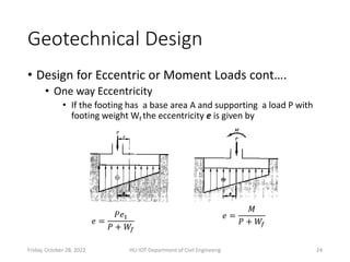 Foundation_HU_Lec_5 Design of Shallow Foundations Lec#1.pptx