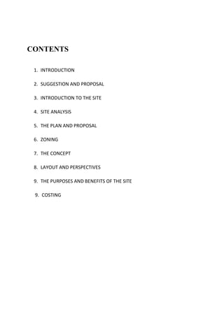 Foundation in natural and built environment final project for ici | DOCX