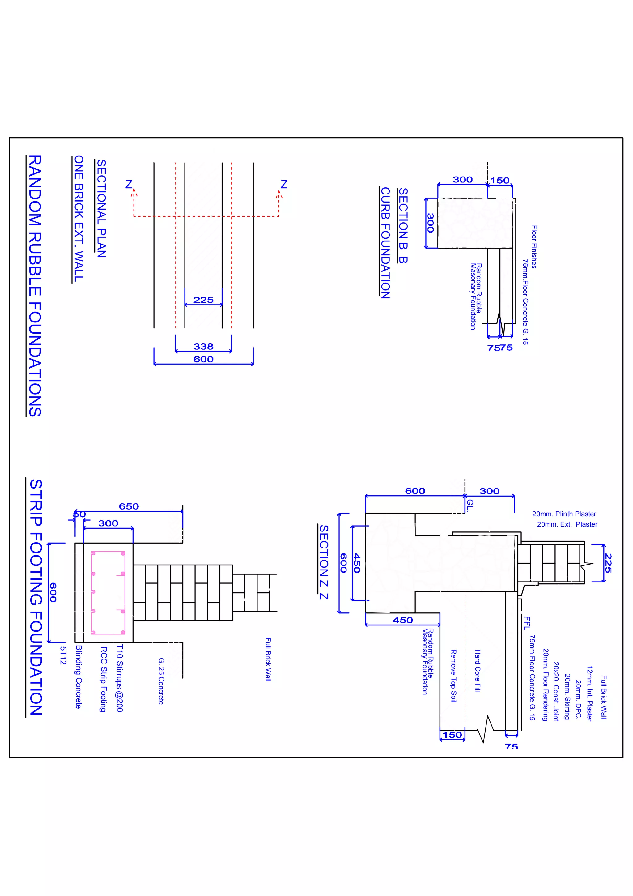 Foundation Details | PDF