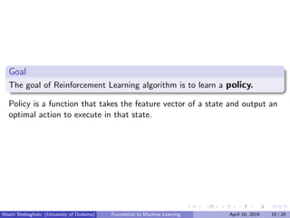 Foundation of Machine Learning | PDF