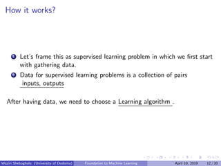 Foundation of Machine Learning | PDF