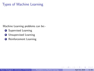 Foundation of Machine Learning | PDF
