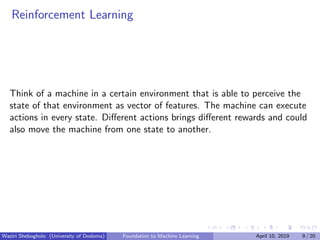 Foundation of Machine Learning | PDF