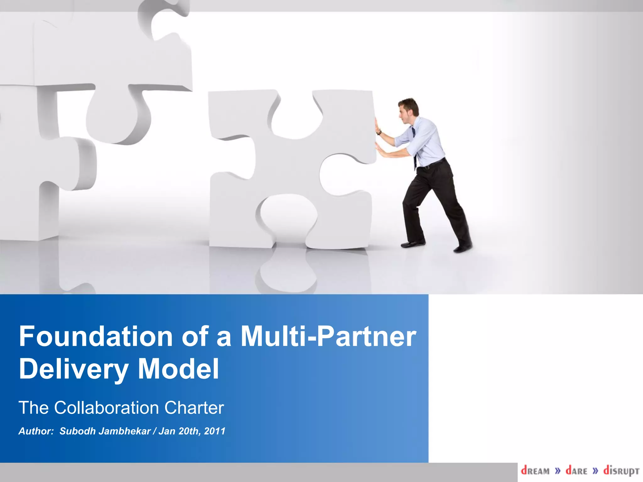 Foundation of a Multi-Partner Delivery Model | PDF