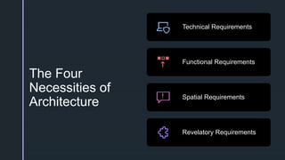 Foundation of architecture presentation | PPTX