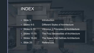 Foundation of architecture presentation | PPTX