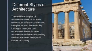 Foundation of architecture presentation | PPTX