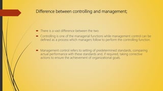 Foundation of control | PPT