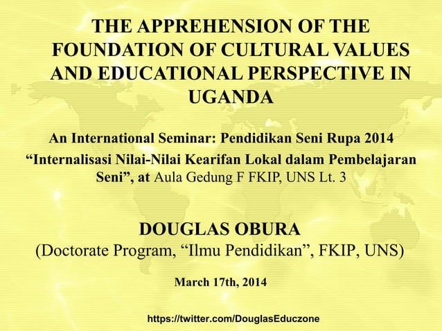 Foundation of Cultural Values & Education | PPT