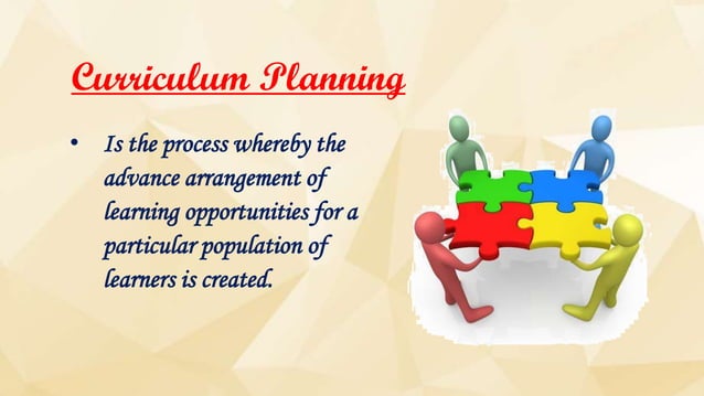 Ed 713: Foundation of curriculum planning | PPT