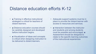 Foundation of distance education | PPTX