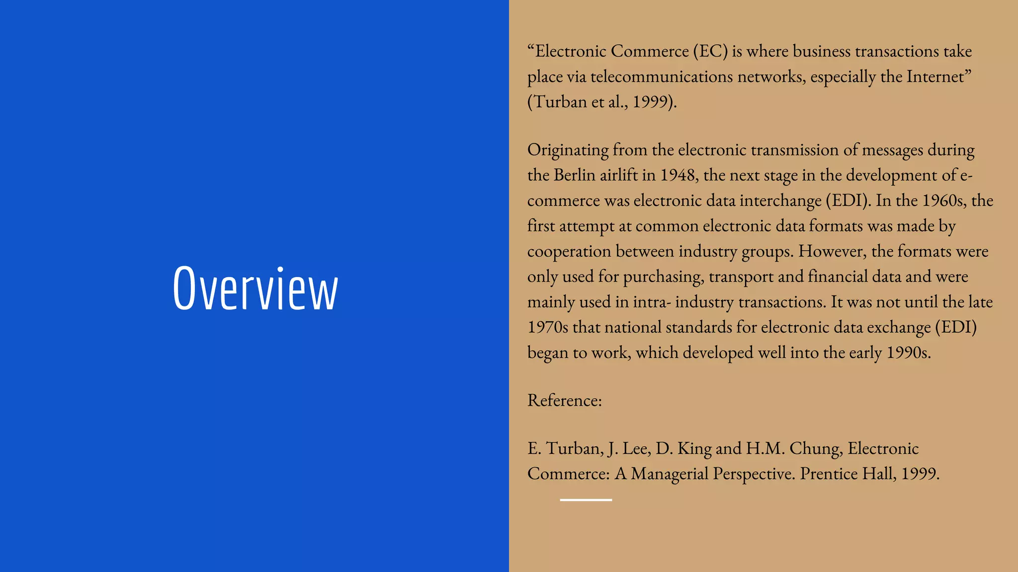 Foundation of e-commerce-basic introduction | PPT