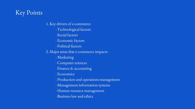 Foundation of e-commerce-basic introduction | PPT