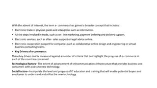 Foundation of e commerce- Basic Introduction | PPTX