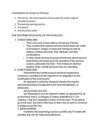 Foundation of education | DOCX